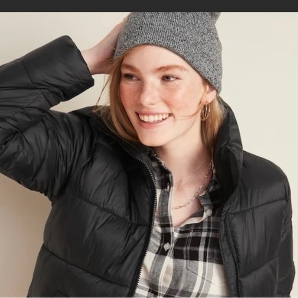 Old Navy | Jackets & Coats | Hpold Navy Black Puffer Jacket Like New | Poshmark
